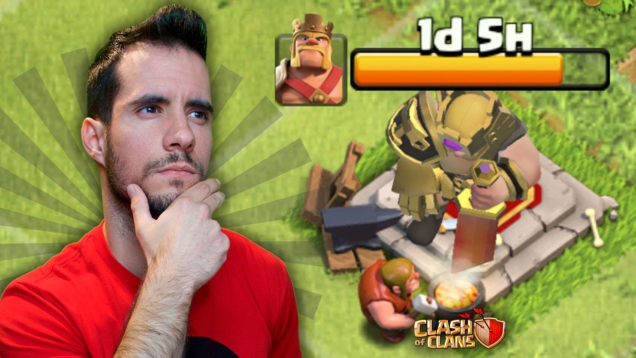 ÚLTIMOS NIVELES para REY BARBARO en CLASH OF CLANS - YouTube