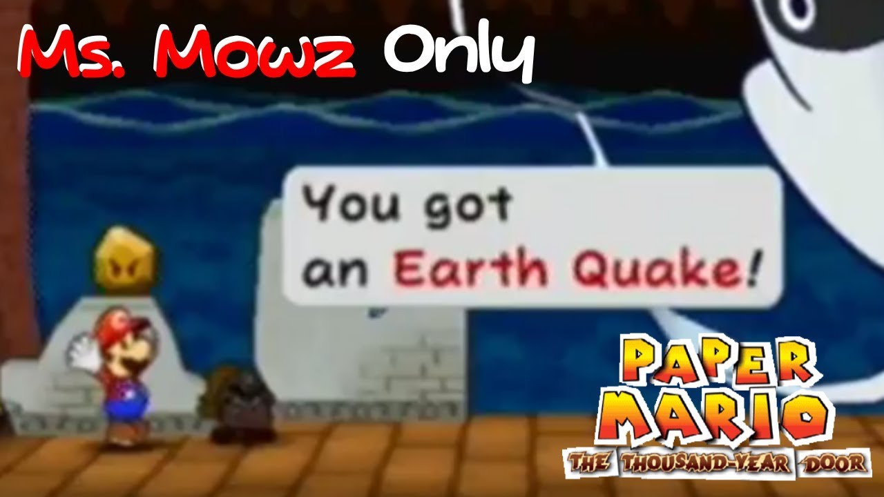 Paper Mario: TTYD - Blooper (Ms. Mowz Only) - YouTube