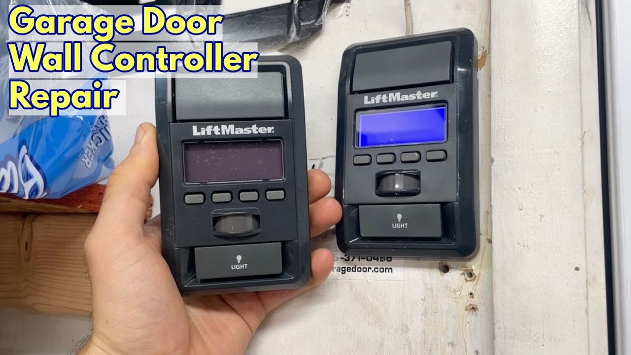 Garage Door Wall Controller Upgrade Replacement Guide - save $100+ in ...