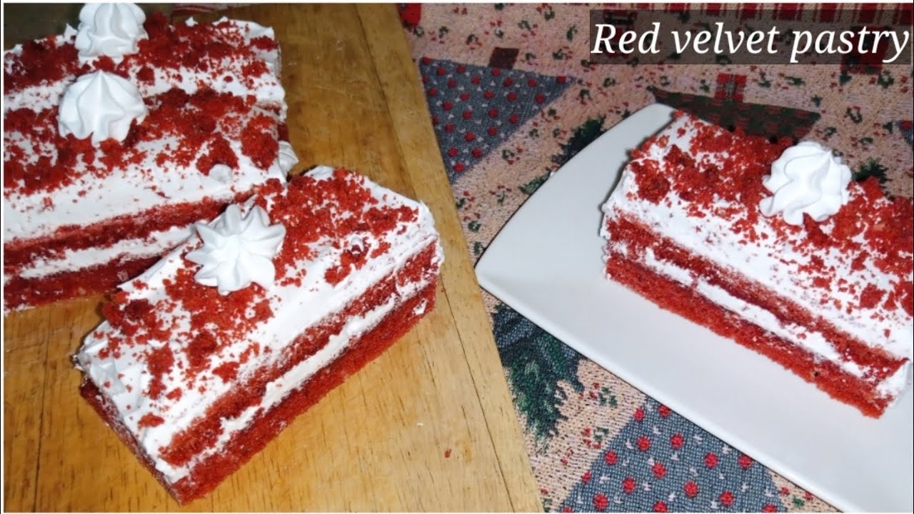 Red velvet pastry recipe | Cooking with sehrish - YouTube