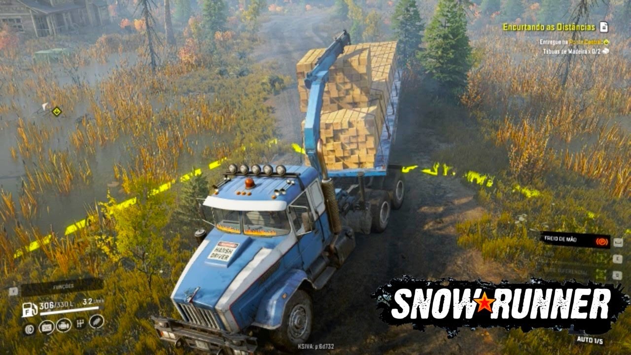 Snow Runner Michigan - Lago da Ilha: Encurtando as Distâncias Parte 1 ...