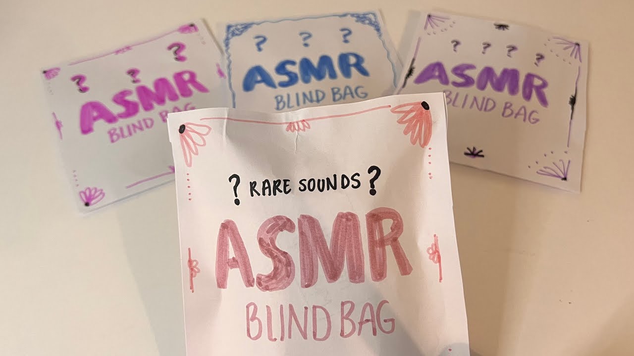 ASMR Blind Bags | Ranking Best Sounds | paper diy asmr - YouTube
