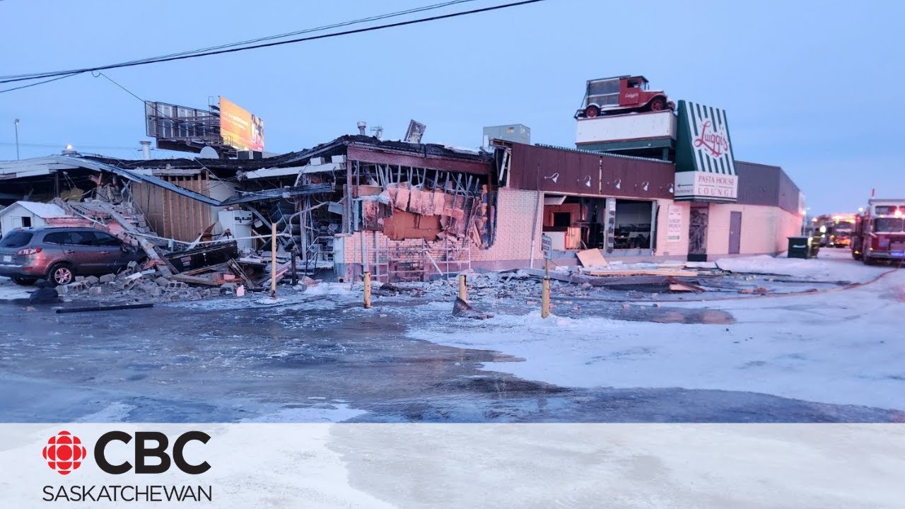 Aftermath of explosion at Regina restaurant - YouTube