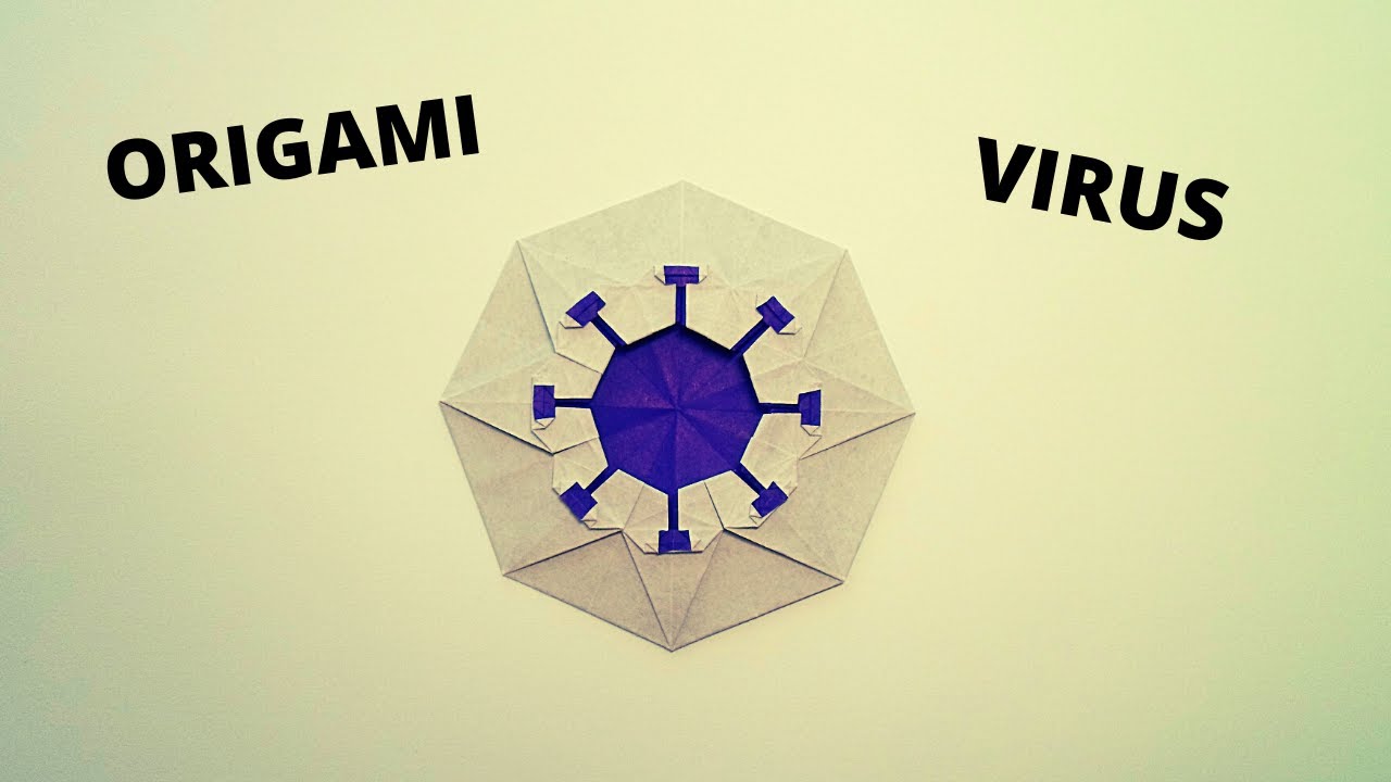 ORIGAMI VIRUS (M handcraft) - YouTube