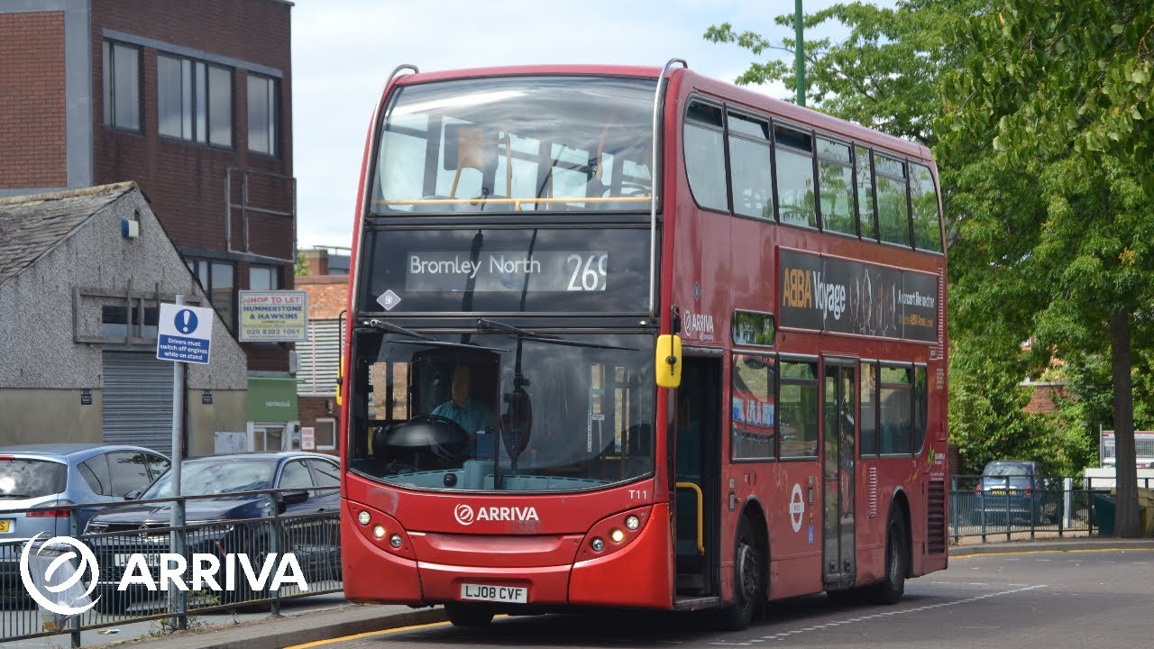 Journey on Route 269 | Arriva London T11 - LJ08CVF - ADL Enviro 400 ...