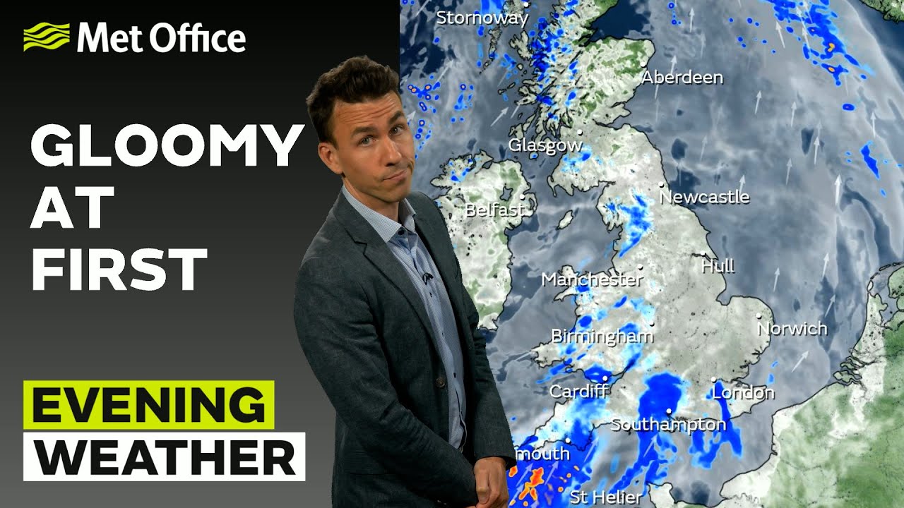24/07/24 – Extensive cloud, rain for some – Evening Weather Forecast UK ...