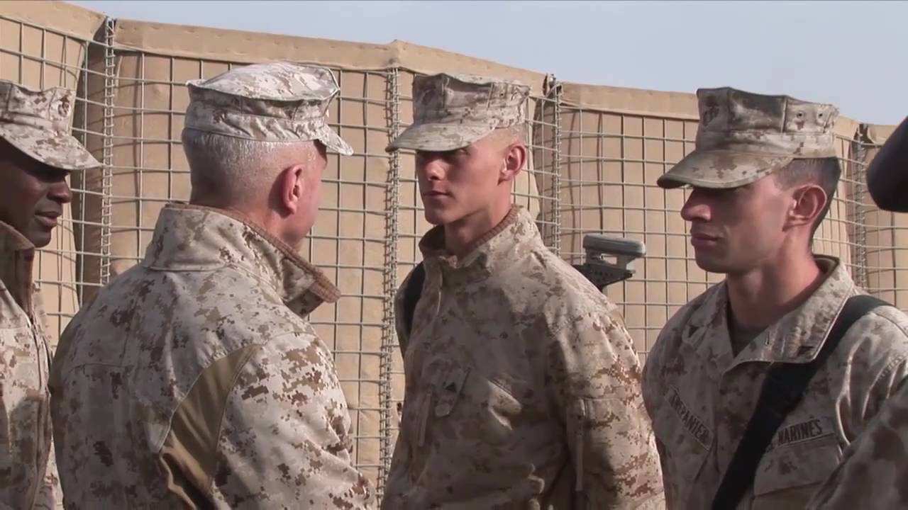 1st Battalion, 10th Marines visited by Commandant and Sgt. Maj. of the ...