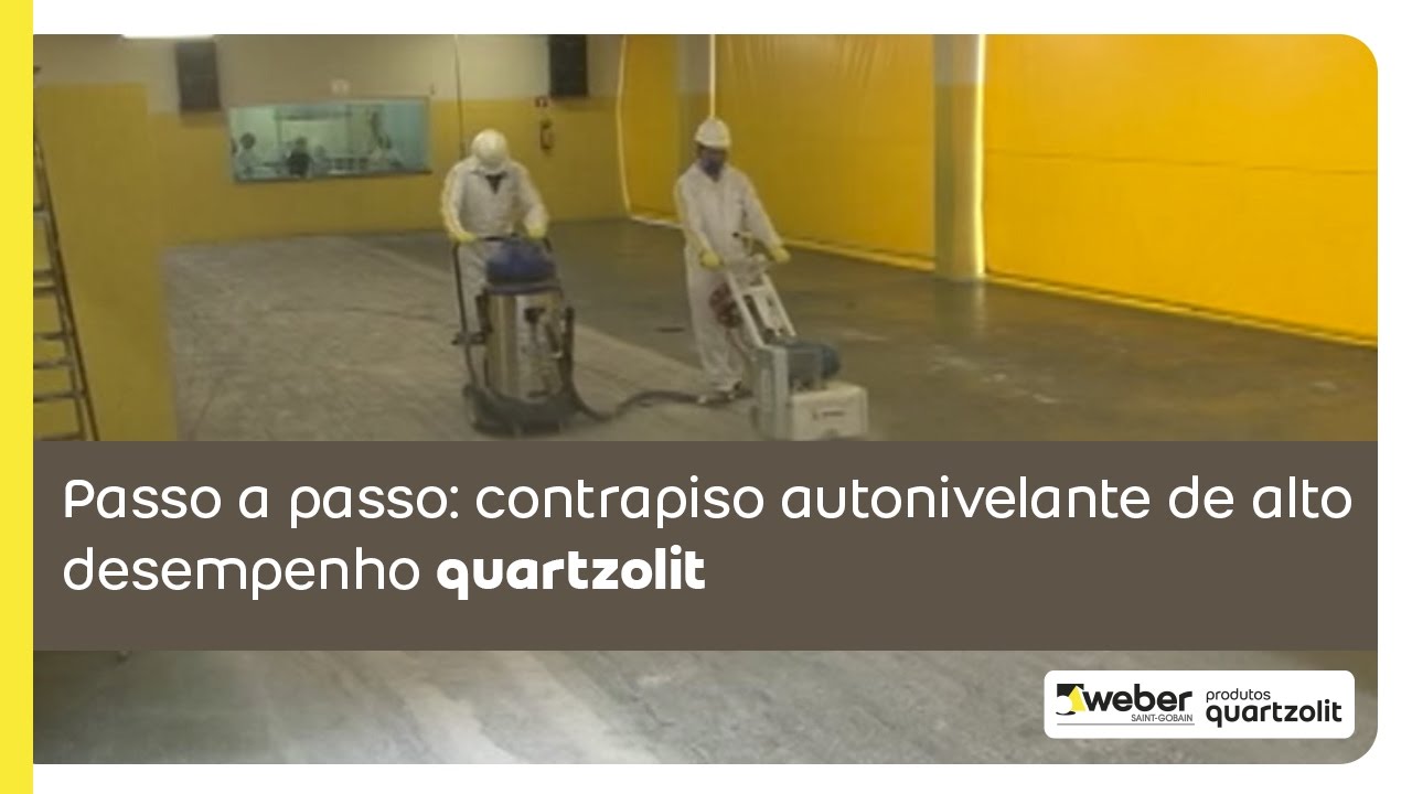 Passo a passo | Contrapiso Autonivelante de Alto Desempenho quartzolit ...