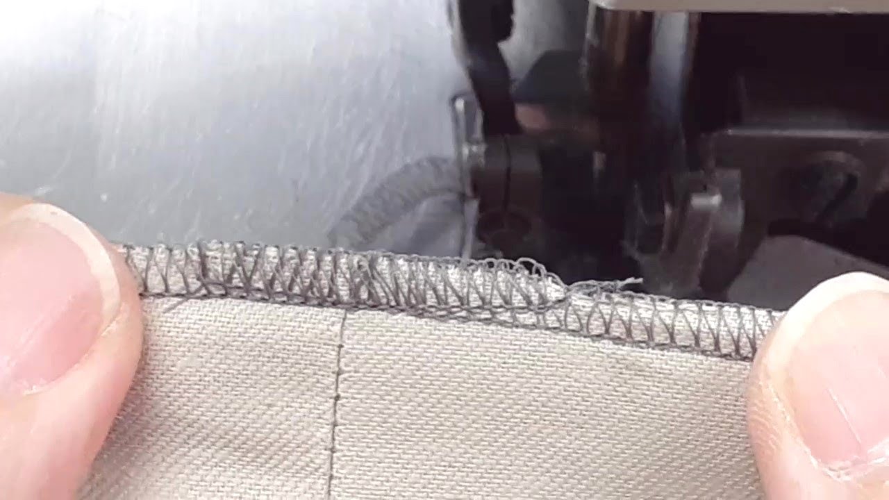 Amazingly easy and beautiful! How to end the overlock/ Sewing for ...