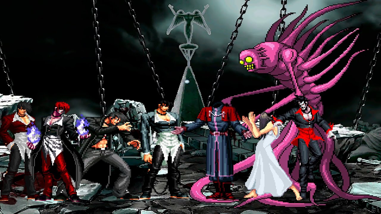 [KOF Mugen] Iori Yagami Team vs Horror Team - YouTube