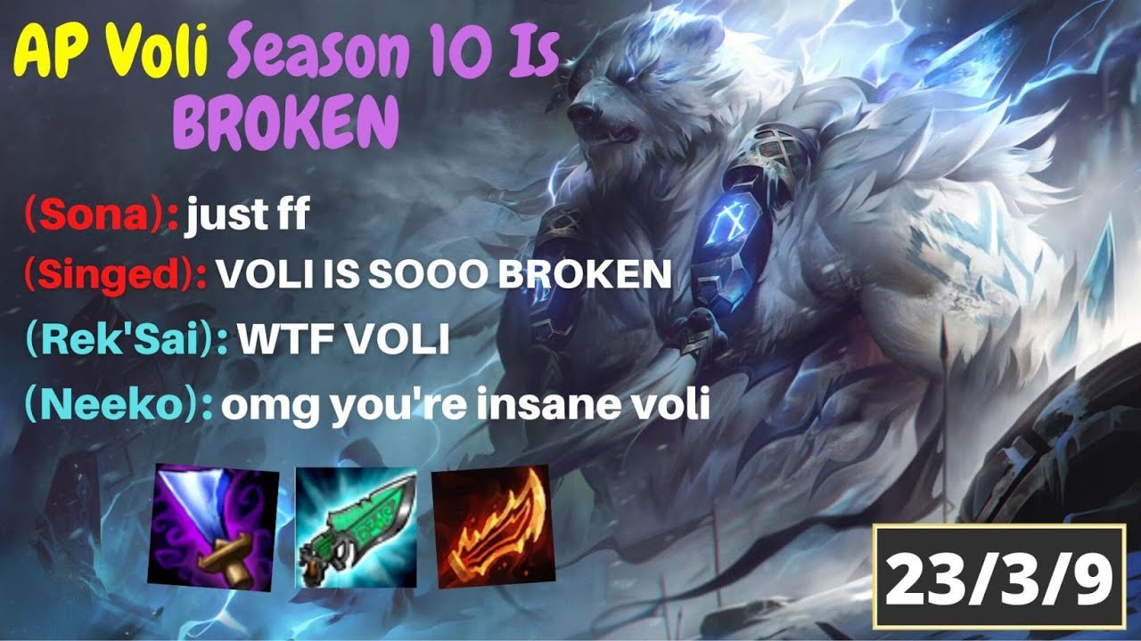 NEW VOLIBEAR BUILD GUARANTEED TO MAKE YOU WIN!! This cannot be balanced ...