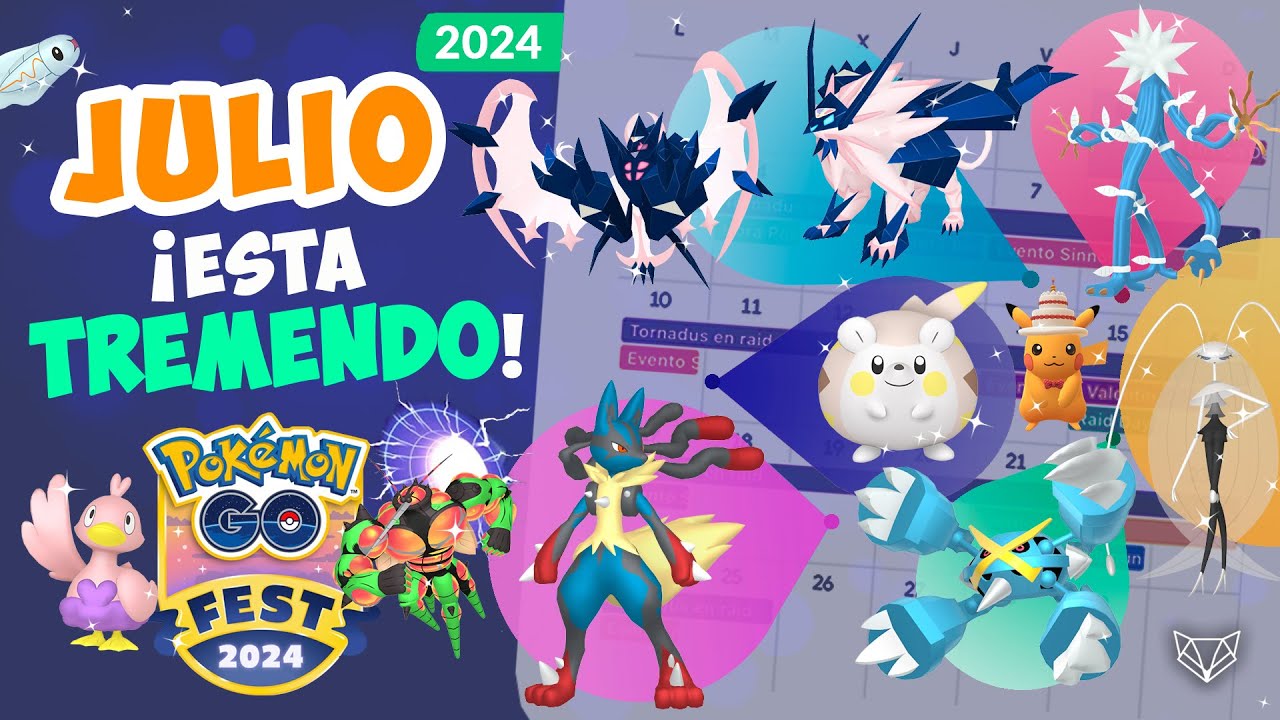 🥳 ¡ASÍ SERÁ JULIO! EL MES DEL GO FEST Y EL ULTRABONUS EN POKÉMON GO ...