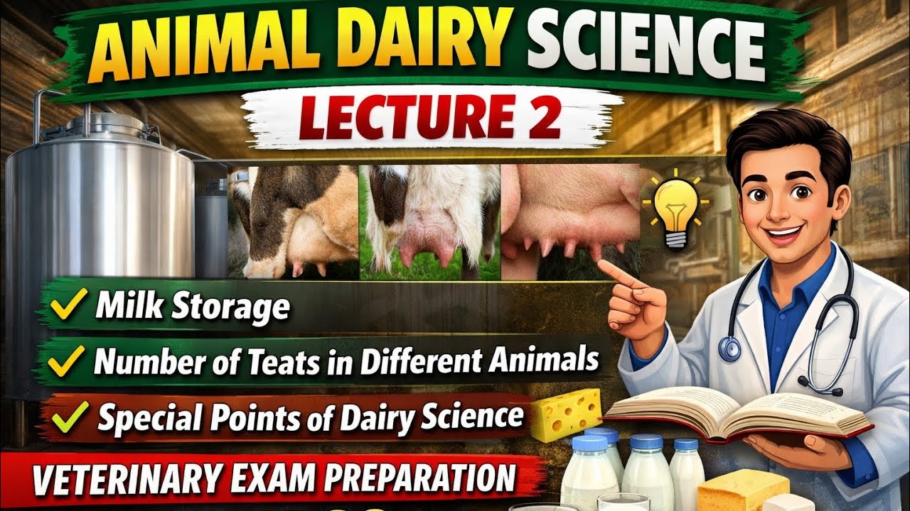 Animal Dairy Science Lecture 2|Animal Refresher Book Dairy Science ...