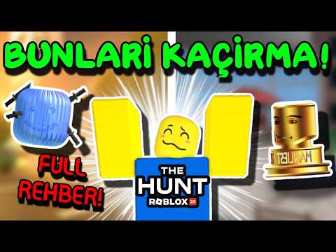 TÜM ÖDÜLLERİ ALMAK İÇİN SON ŞANS! Roblox The Hunt 20 (20 Oyun Full Rehber)