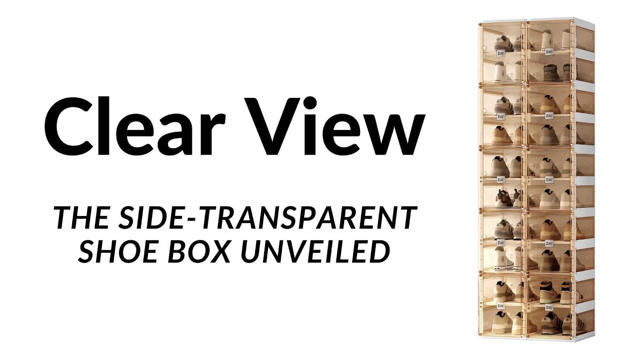 Clear View: The Side-Transparent Shoe Box Unveiled - YouTube