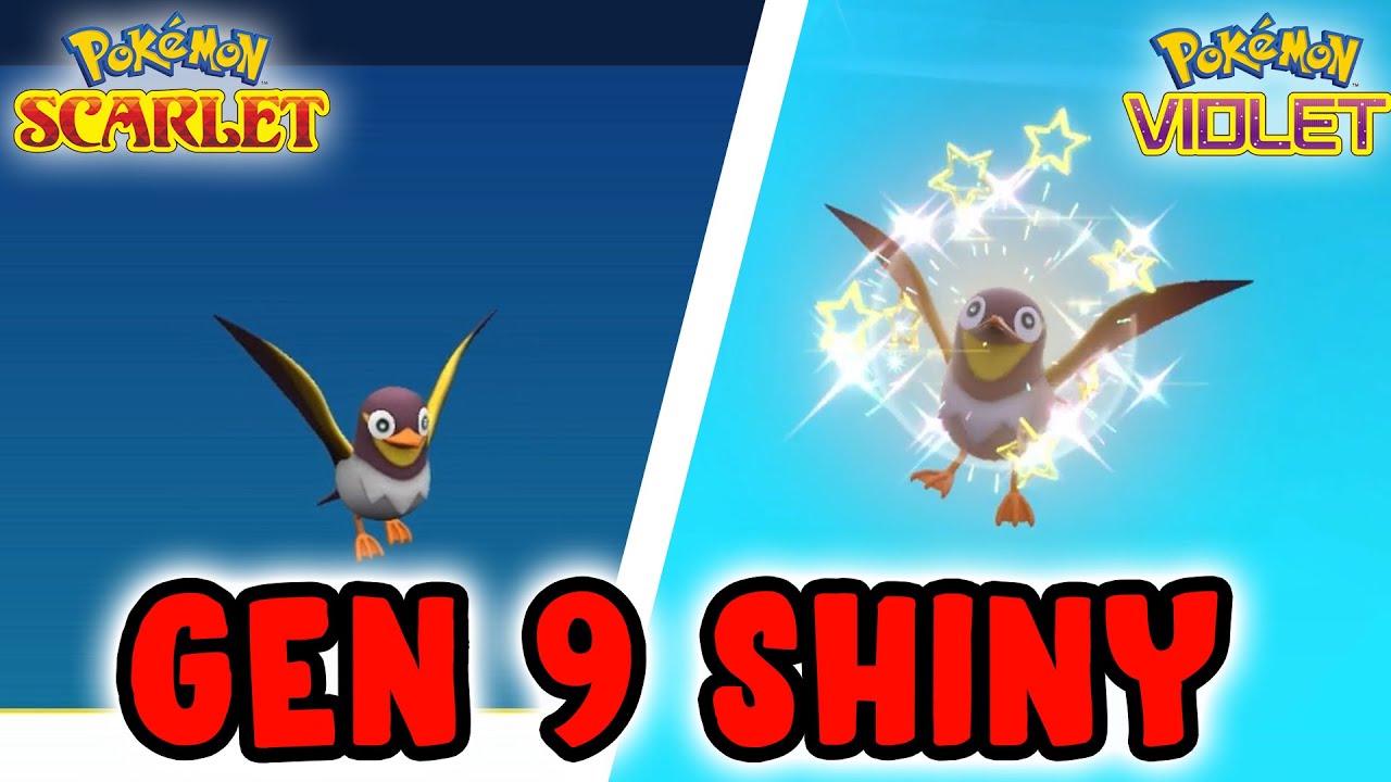 Shiny Wattrel in Pokémon Scarlet and Violet! - YouTube