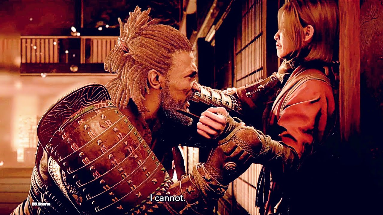 When YASUKE met NAOE for the first time | ODA NOBUNAGA boss fight ...