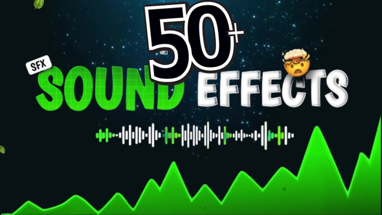 50+ Sound Effects for YouTube Video Editing / 100% Copyright Free - YouTube