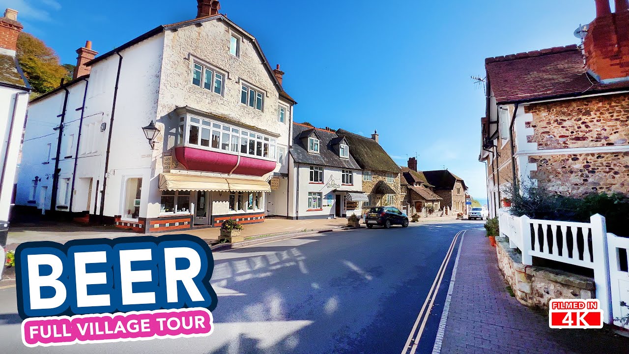 BEER Devon, Beautiful fishing village near Seaton and Lyme Regis - YouTube