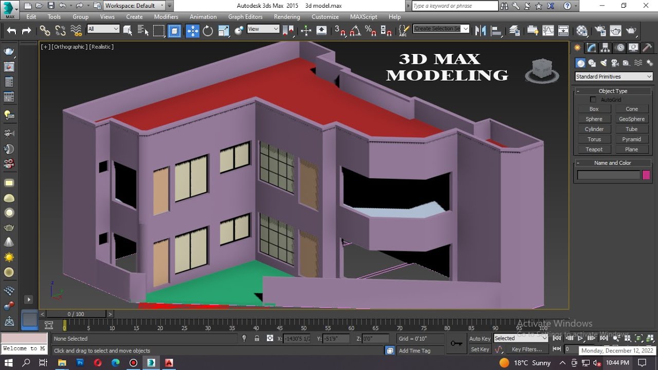 How to do Modeling in 3ds Max - House Modeling Tutorial in 3ds Max ...