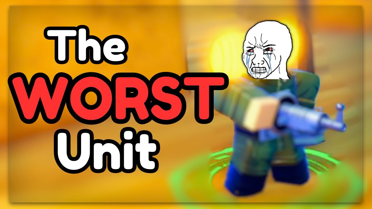 The WORST Unit In Anime Last Stand💀... - YouTube