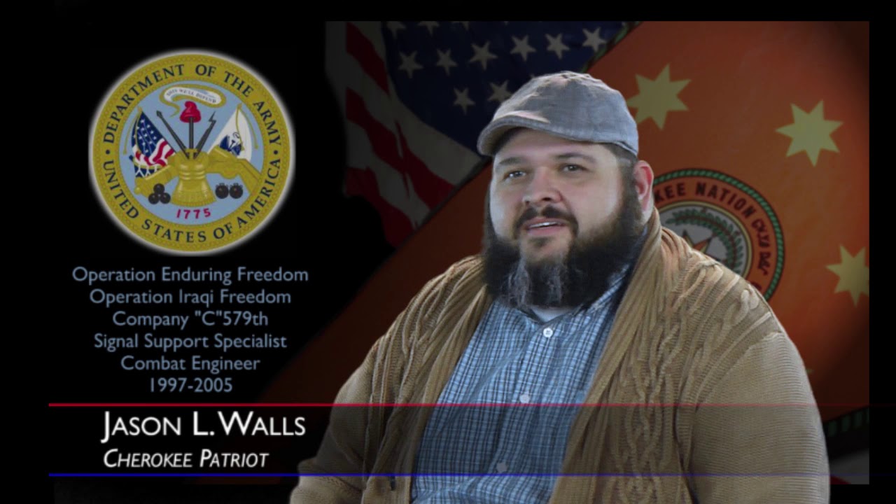Cherokee Veteran Jason L. Walls - YouTube