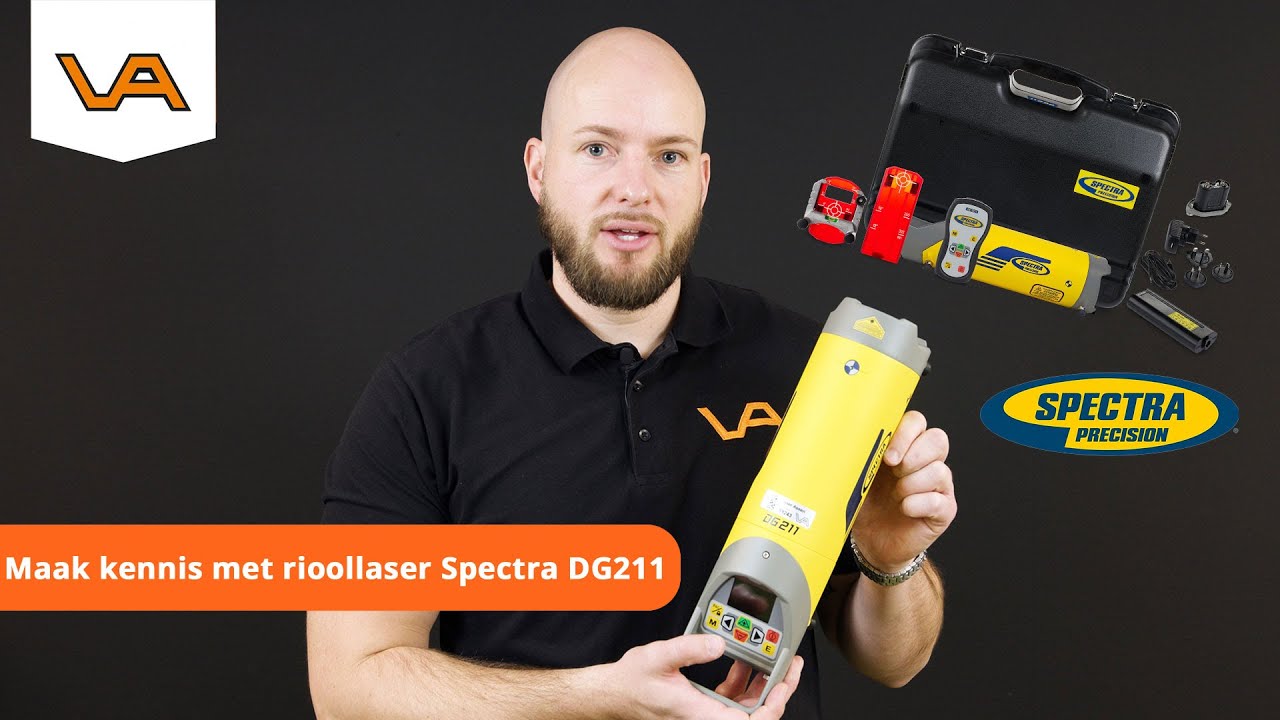 Maak kennis met rioollaser DG211 van Spectra Precision | Visser Assen ...