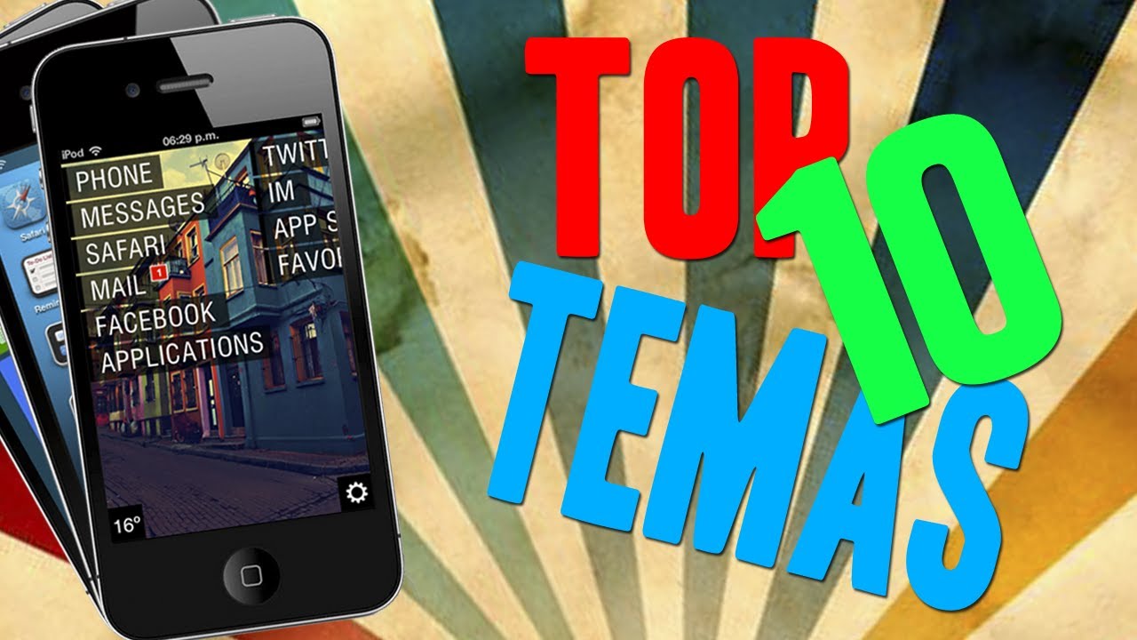 Top 10 Temas Para iPhone & iPod Touch - YouTube
