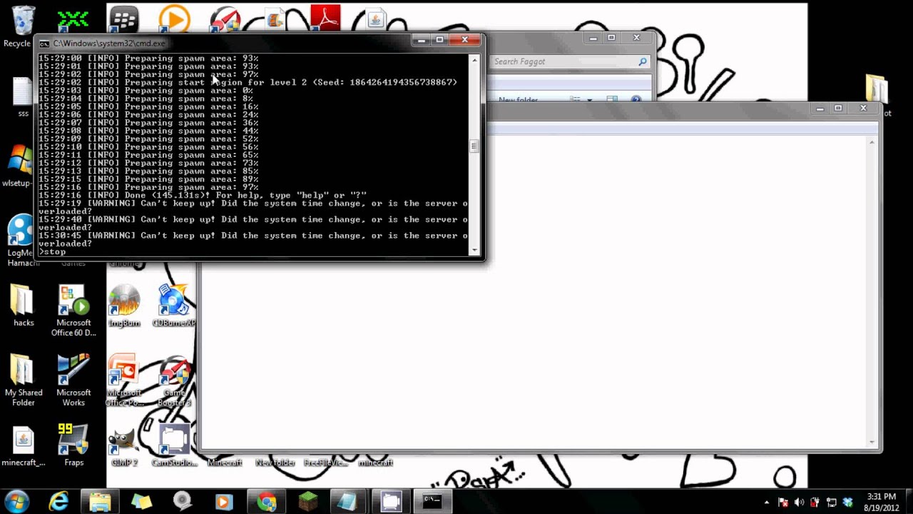 How to make an offline minecraft server (1.3.2) (bukkit) - YouTube