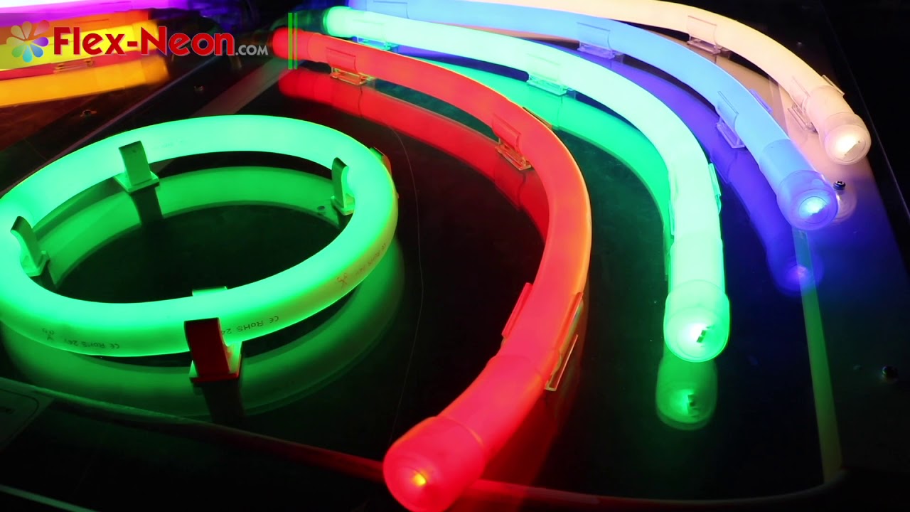 E series 360 degree Round LED Neon Flex Single color RGB Magic FN-ERNF ...