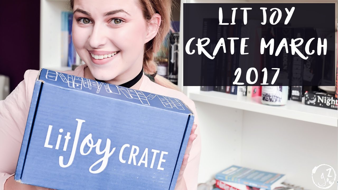LIT JOY CRATE UNBOXING: March 2017 | Book Roast - YouTube