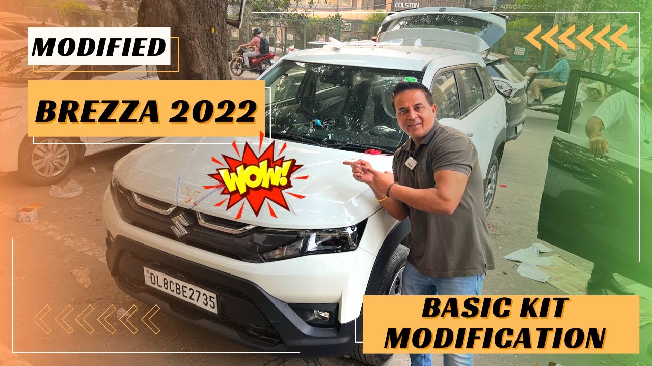 Brezza 2022 Best Modified With Basic Kit | Maruti Brezza Orignal ...