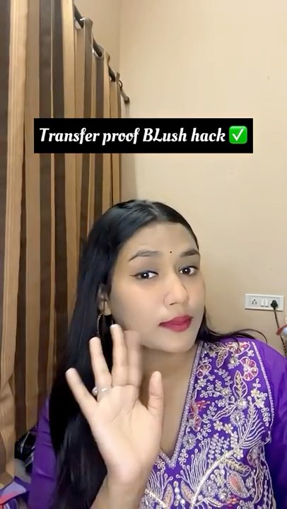 Transfer proof Baluch hack 🥰#makeuptutorial #makeup #makeuphack # ...
