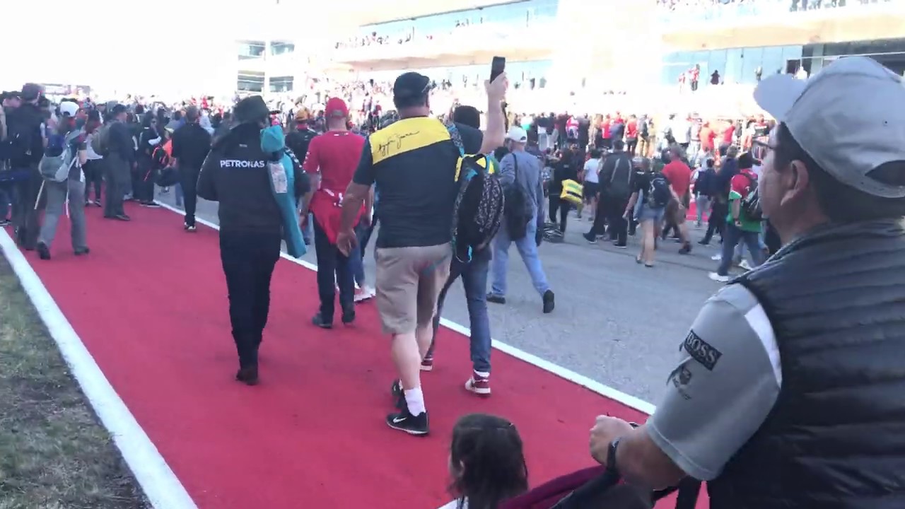 Race Track Invasion Formula 1 Austin Texas USA - YouTube