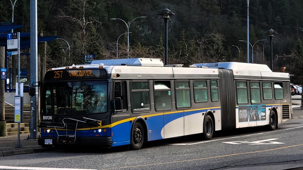 TransLink CMBC (Bus Ride) - 2009 NFI DE60LFR | B8136 - YouTube