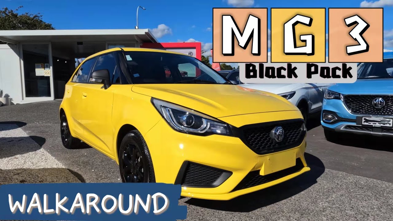 2022 MG3 Core in Tudor Yellow with BlackPack Review Interior, Exterior ...