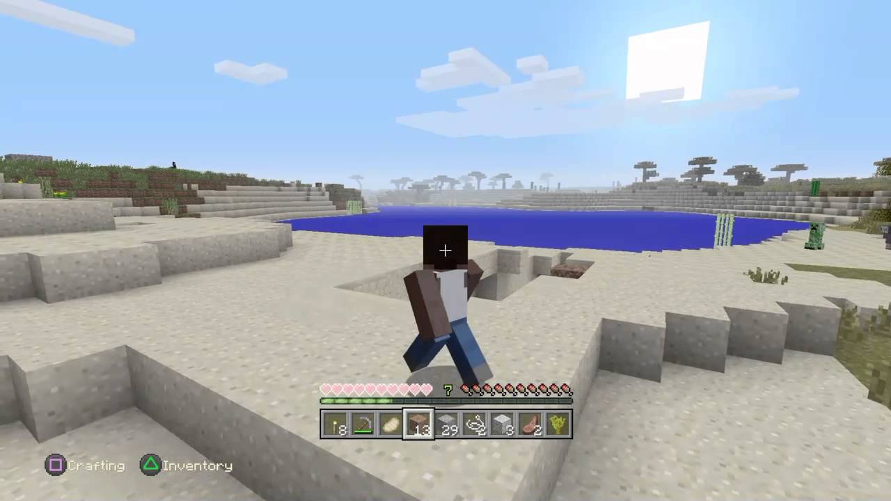 Let's Play Minecraft! #2 - Mining, Crazy Creepers, We Got Armor! - YouTube