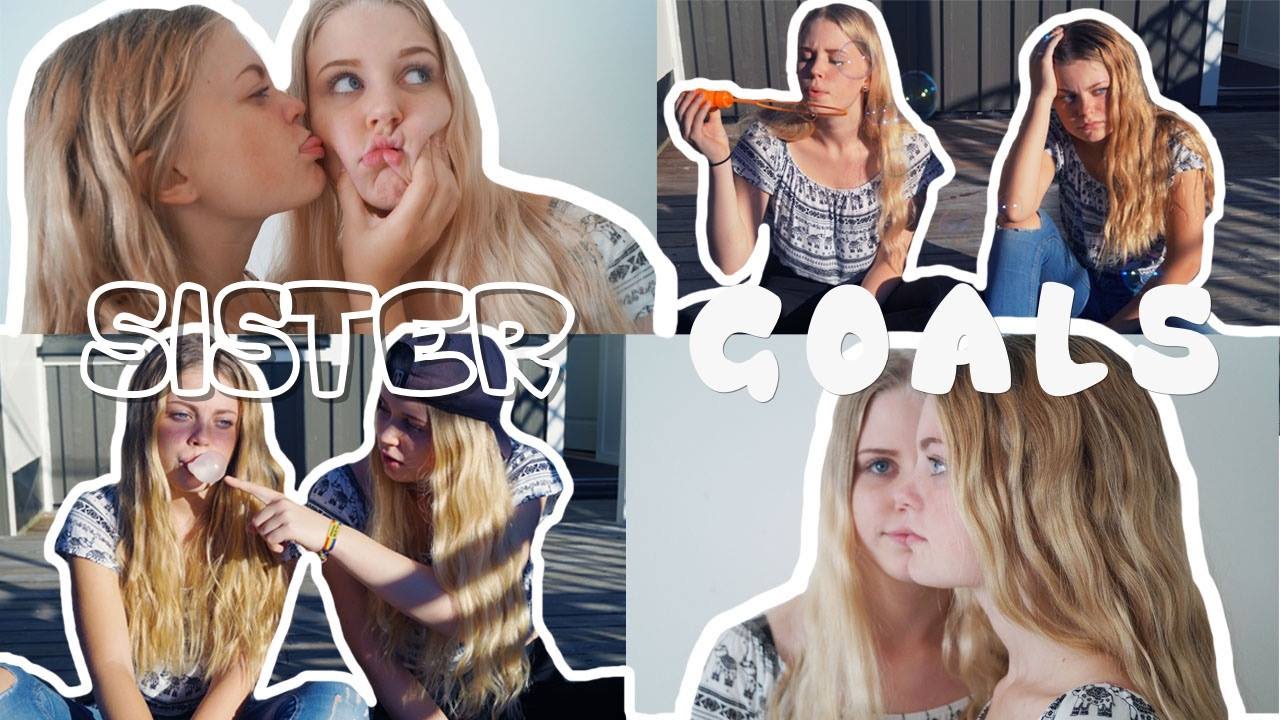 ÅTERSKAPAR "SISTER GOALS" BILDER - YouTube