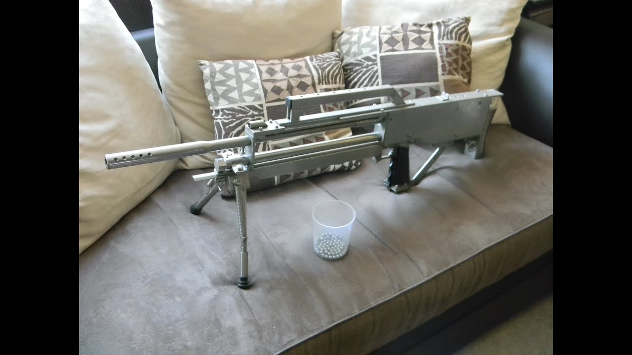 Homemade bullpup pneumatic airgun - YouTube