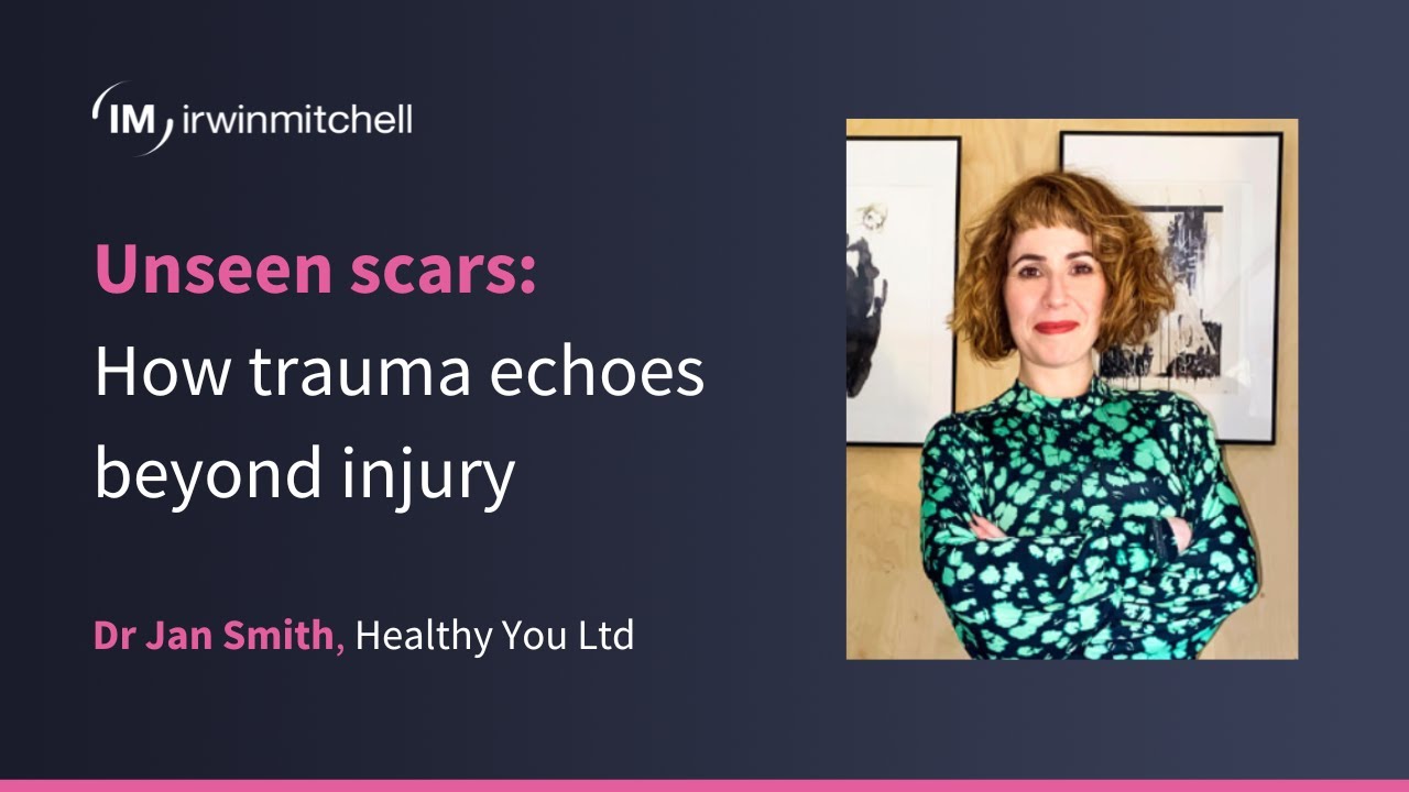 Unseen scars: How trauma echoes beyond injury - Dr Jan Smith - YouTube