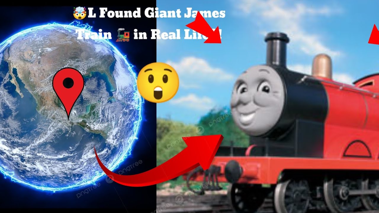 🤯L Found Giant James Train 🚂 in Real Life?! on Google maps & Google ...