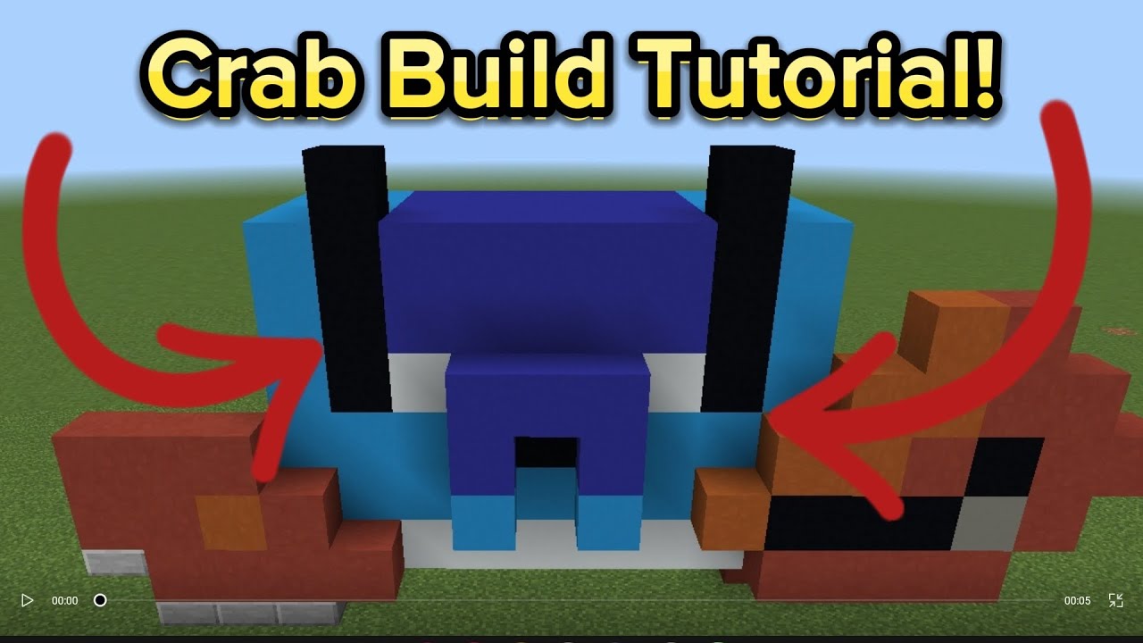 Building the Crab from Minecraft Live 2023 In Minecraft! | Building ...