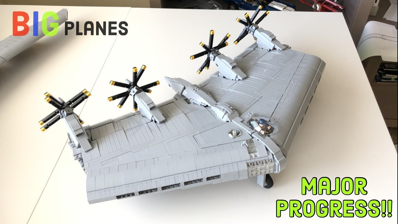 LEGO XB-35 Flying Wing Major Progress! - YouTube