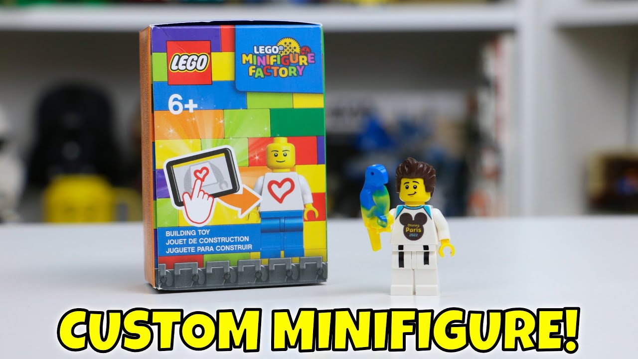 Custom LEGO Minifig from the Minifigure Factory at the DISNEYLAND Paris ...