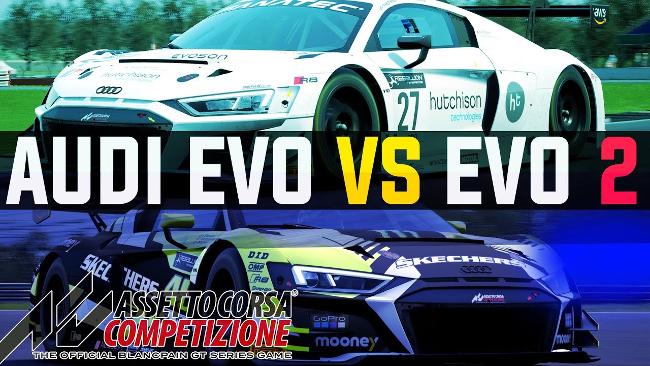 Assetto Corsa Competizione Audi Evo Vs Audi Evo 2 Comparison Lap - YouTube