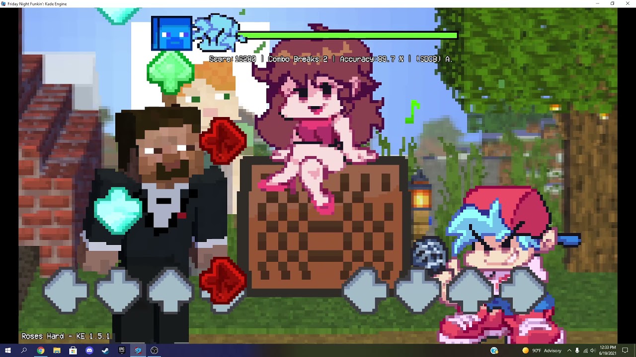 VS Steve Mod Demo FULL WEEK FNF {Hard} - YouTube