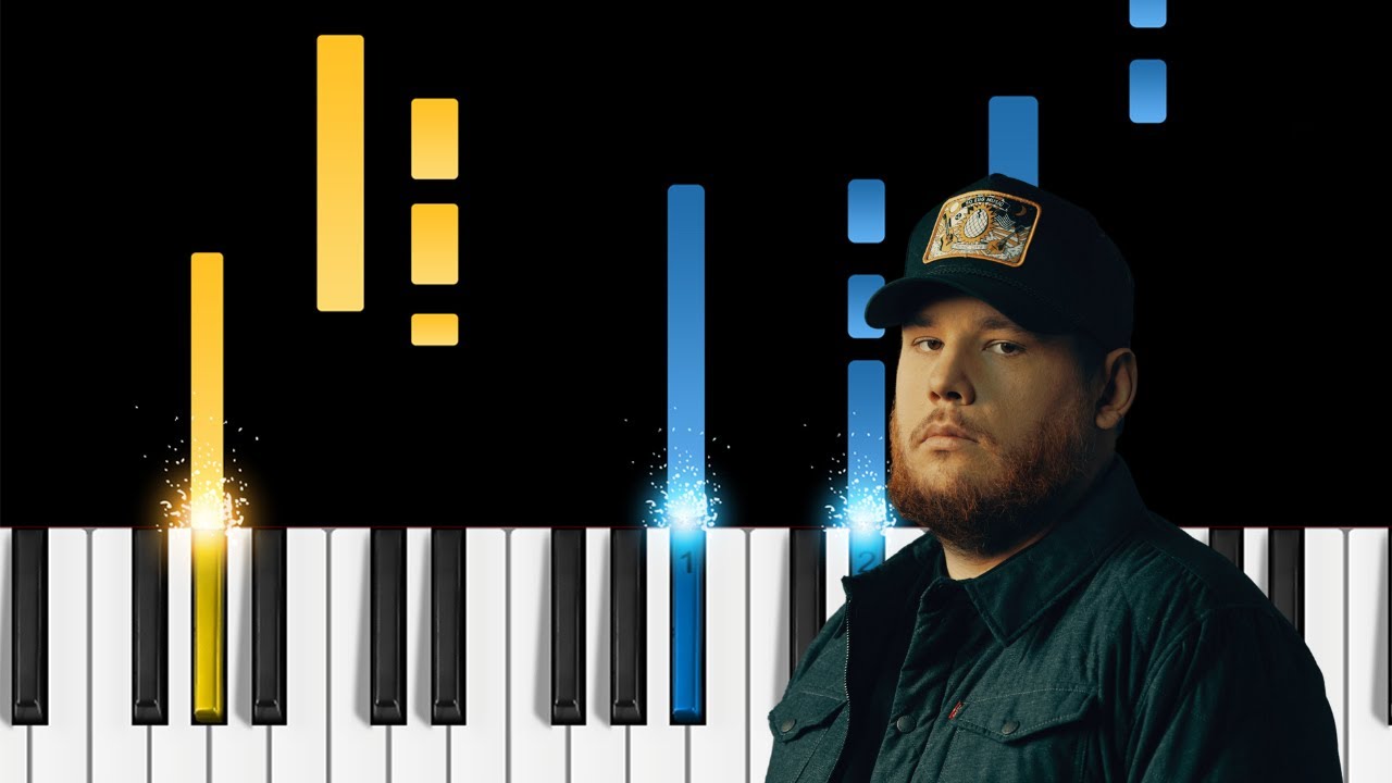 Beautiful Crazy - Luke Combs - Easy Piano tutorial - YouTube
