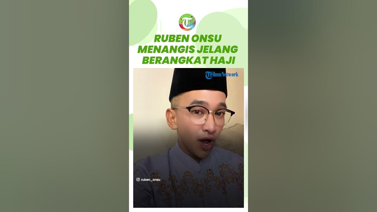 Jelang Berangkat Haji Ruben Onsu Nangis sampai Matanya Bengkak - YouTube