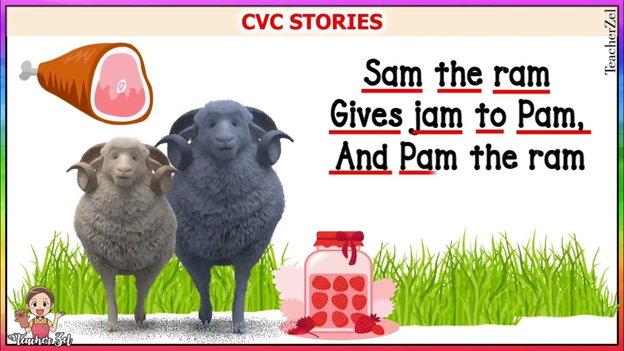 PAM AND SAM (CVC STORIES) @teacherzel - YouTube