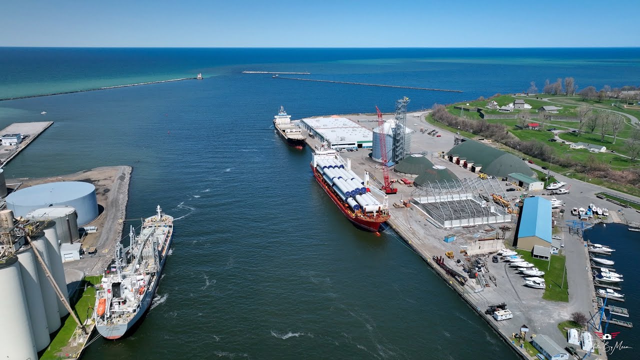 Ships at the Oswego Port Authority - 04/29/22. 4k - 2160p - YouTube